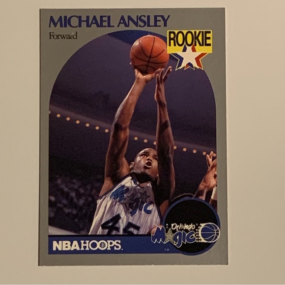 NBA HOOPS | Toys | 99 Nba Hoops Orlando Magic Michael Ansley 215 | Poshmark